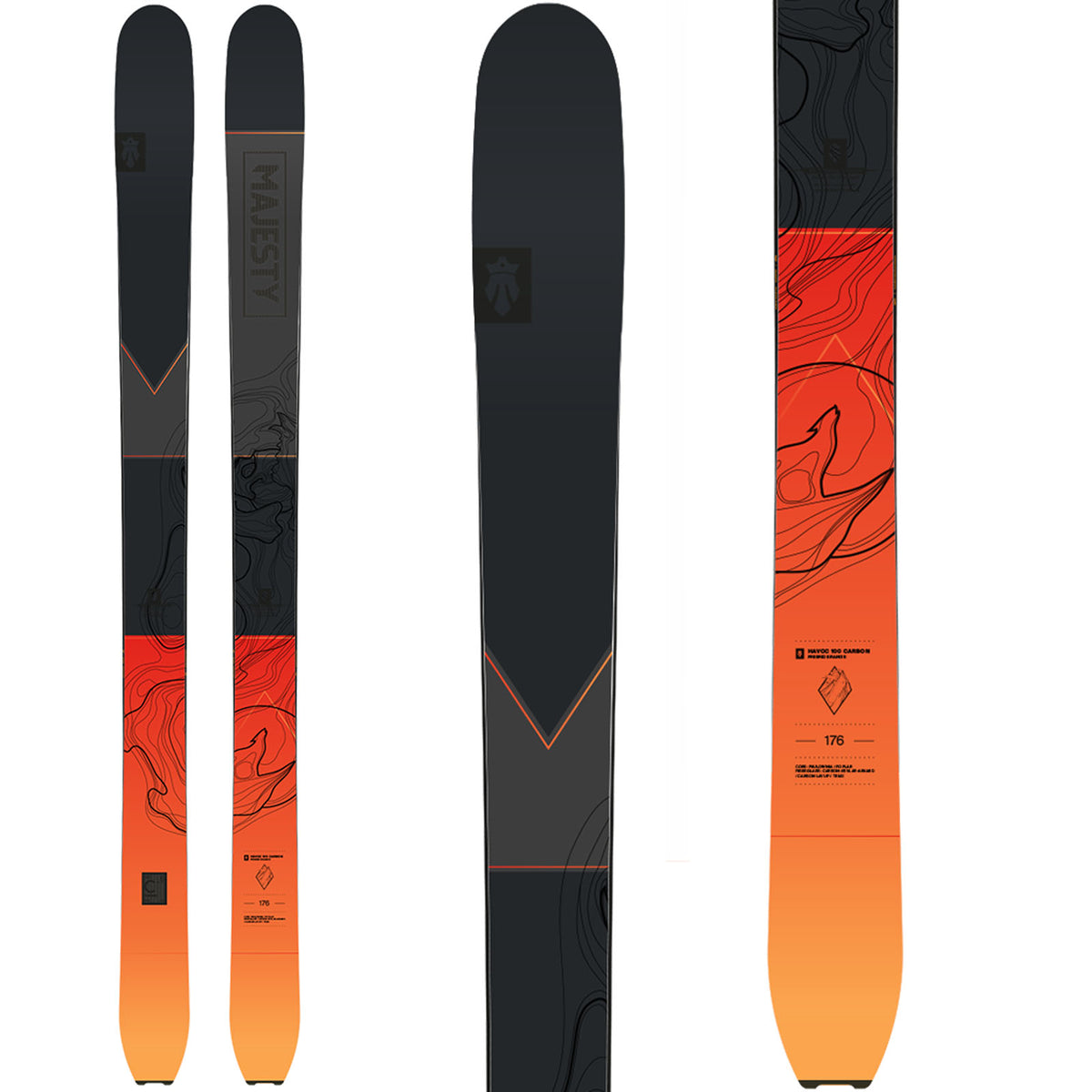 Majesty Havoc 100 Carbon - Freeride-Touring skis – MAJESTY SKIS | USA